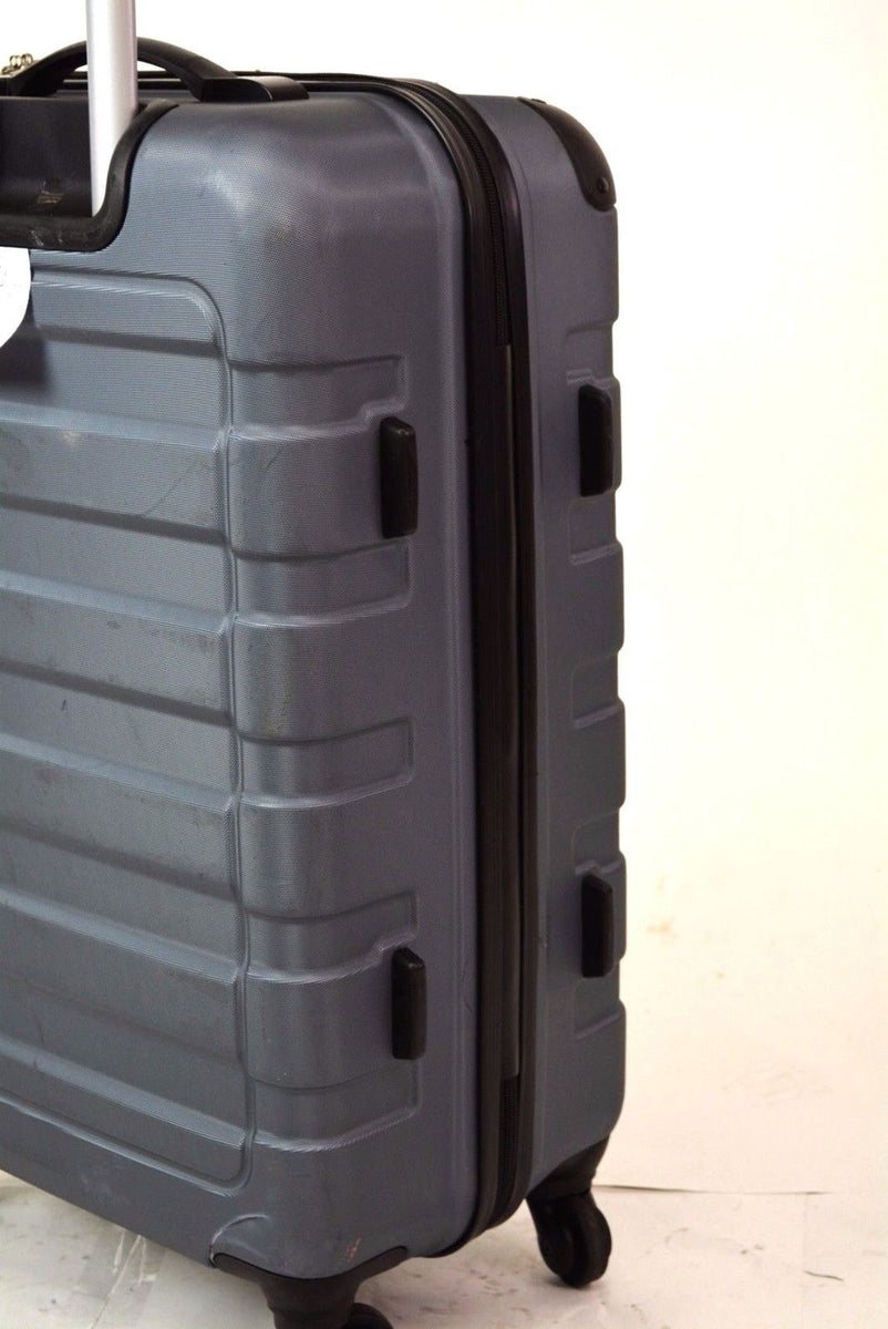 $240 TAG Matrix 24'' Gray Hardside Lightweight Spinner Travel Suitcase ...