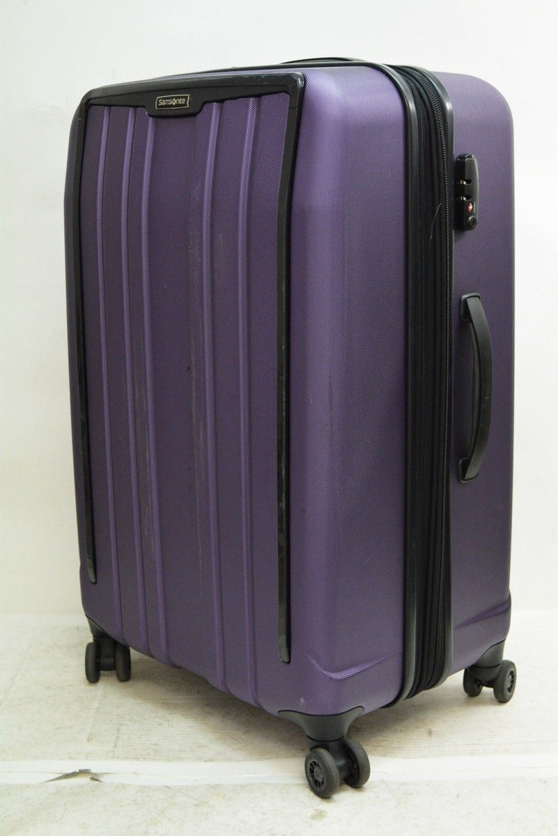 $480 Samsonite Exoframe 28'' Spinner Expandable Luggage Suitcase Purpl ...