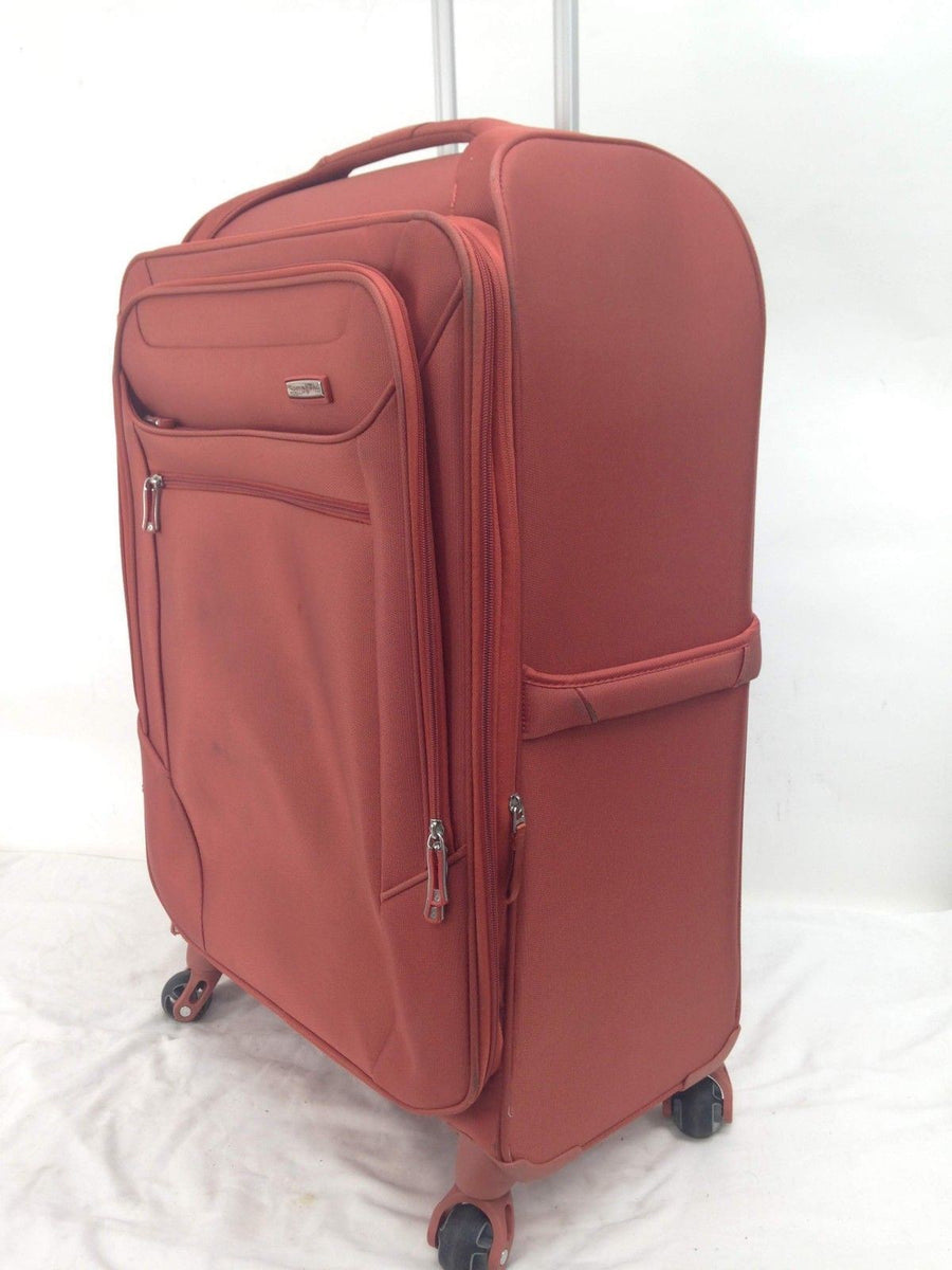$480 New Samsonite Sphere Lite 2 25" Expandable Spinner Suitcase Orang ...