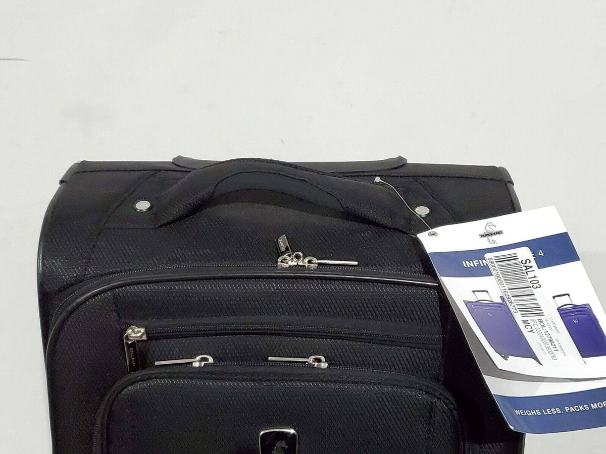 Atlantic Infinity Lite 4 21" Expandable Spinner Luggage Carry On Black ...