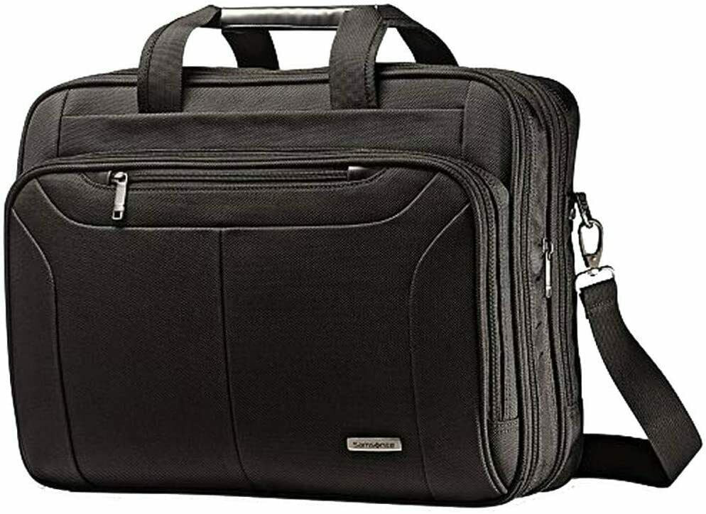 $180 NEW Samsonite Ballistic Expandable Toploader Laptop Briefcase Bag ...
