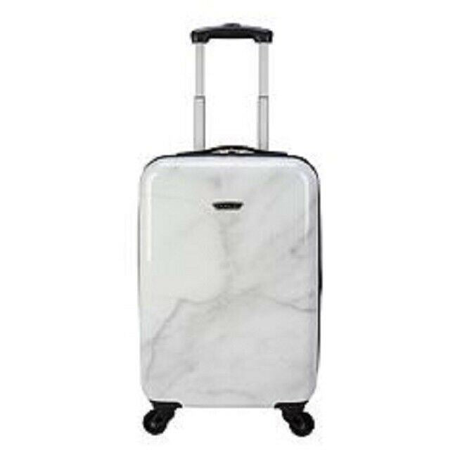 New Prodigy Resort 20" Carry-On Fashion Hardside Spinner Luggage Marbl ...