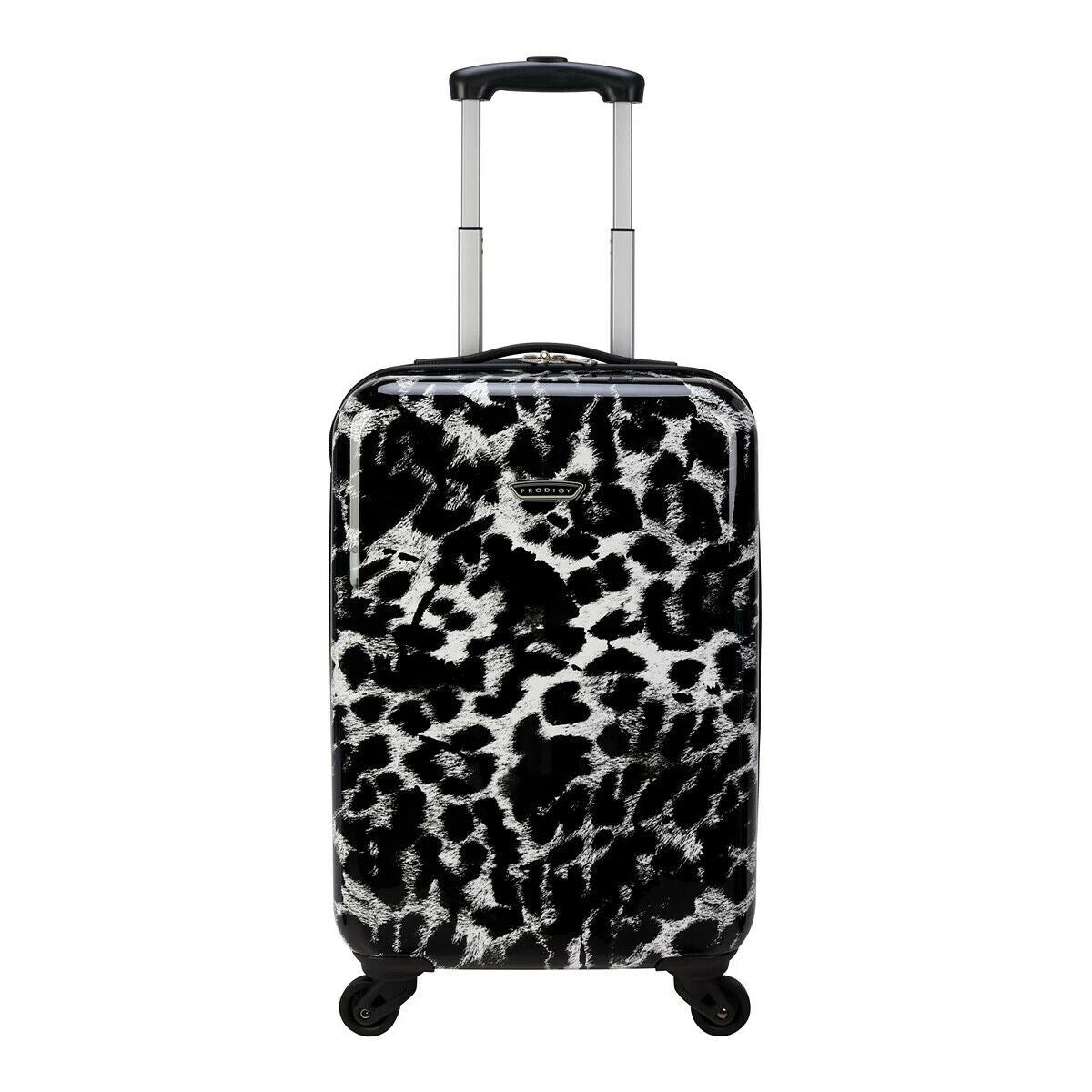 New Prodigy Resort 20" Carry-On Fashion Hardside Spinner Luggage BLACK ...