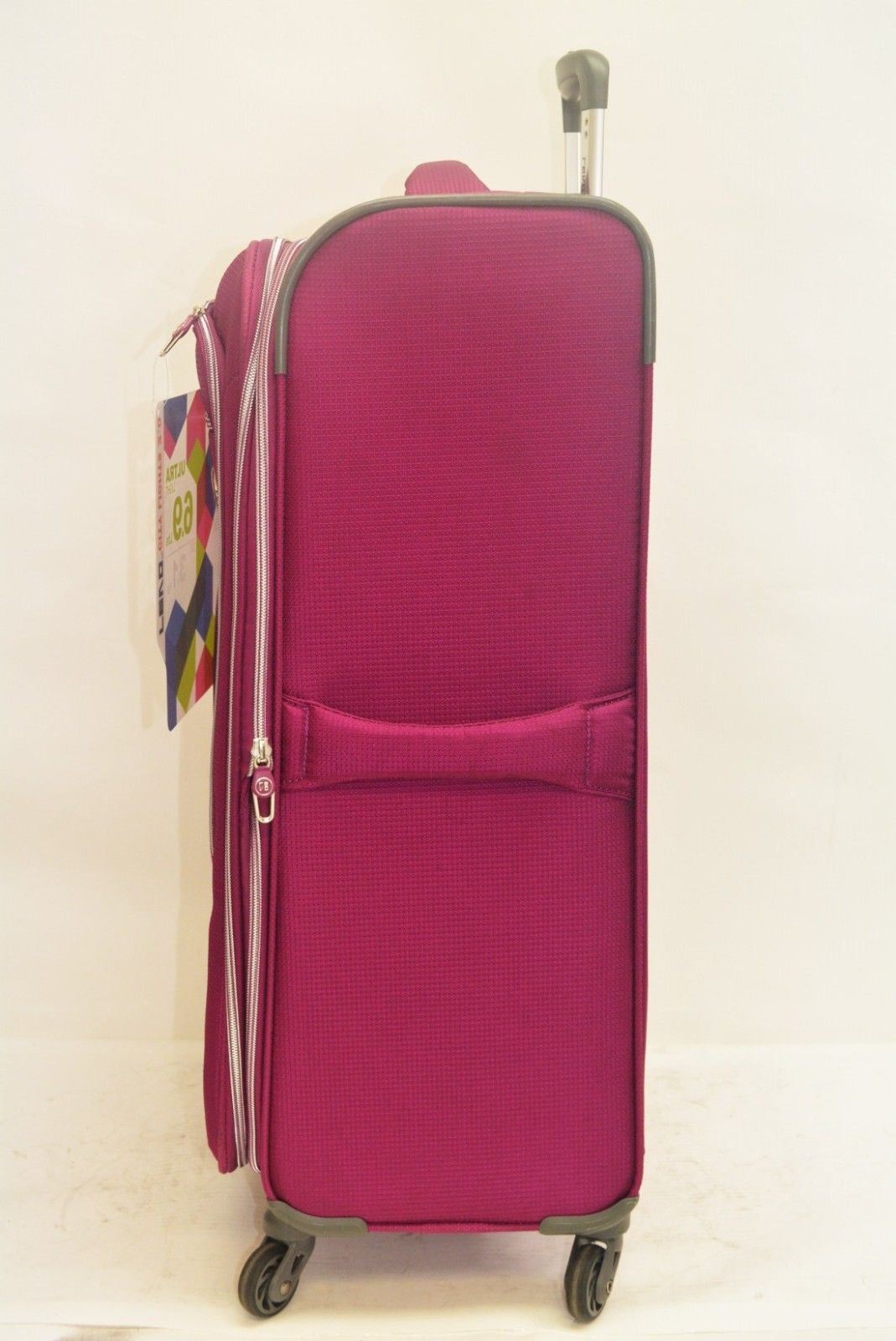 Revo City Lights 2.0 25" Spinner Expandable Luggage Suitcase Gray Soft ...