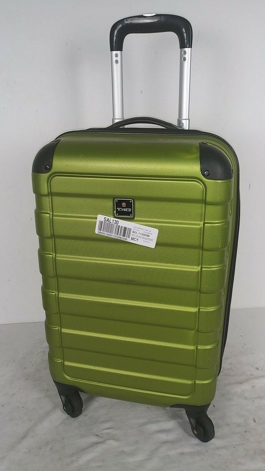 $200 Tag Matrix 20'' Hardside Spinner Carry-On Travel Suitcase Luggage ...