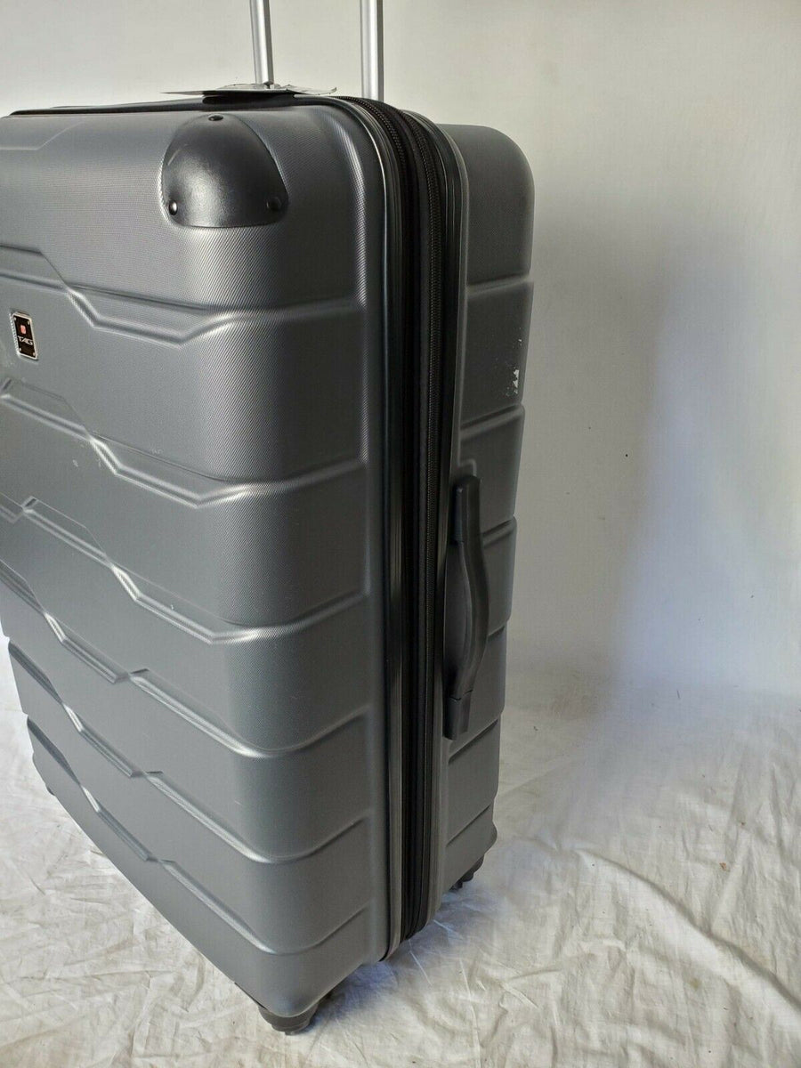 $280 New Tag Matrix 2.0 28'' Hard Spinner Suitcase Luggage Gray Lightw ...